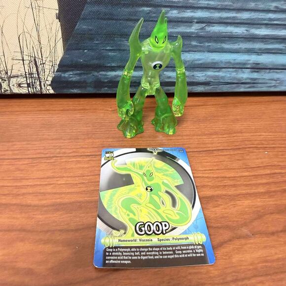 Bandai Namco | Toys | Ben Alien Force Bandai 2009 Goop 4 Translucent ...